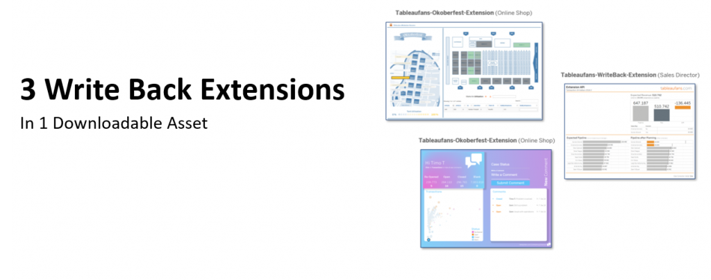 Tableau Write Back Extensions - tableaufans.com
