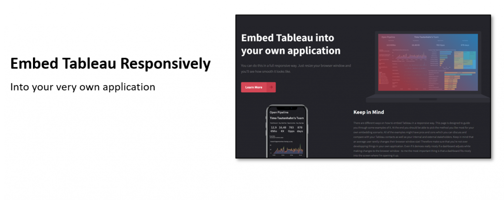 Embedding API - tableaufans.com